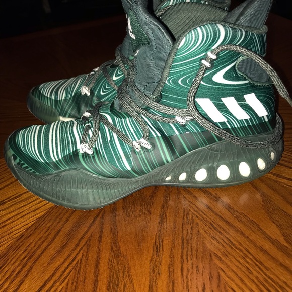 adidas | Shoes | Adidas Geofit Gorgeous Green Basketball Sneakers ...